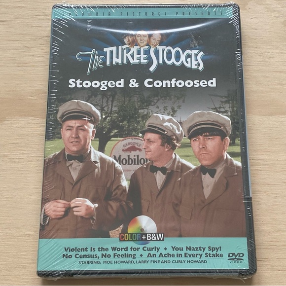 Media | Bogo 1 The Three Stooges Stooged Confoosed Dvd | Poshmark